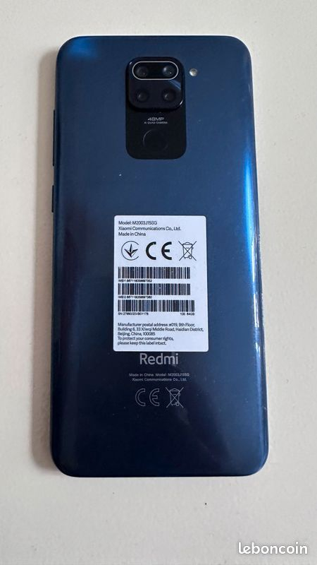 REDMI NOT 9 global version FUL KONPLEKT