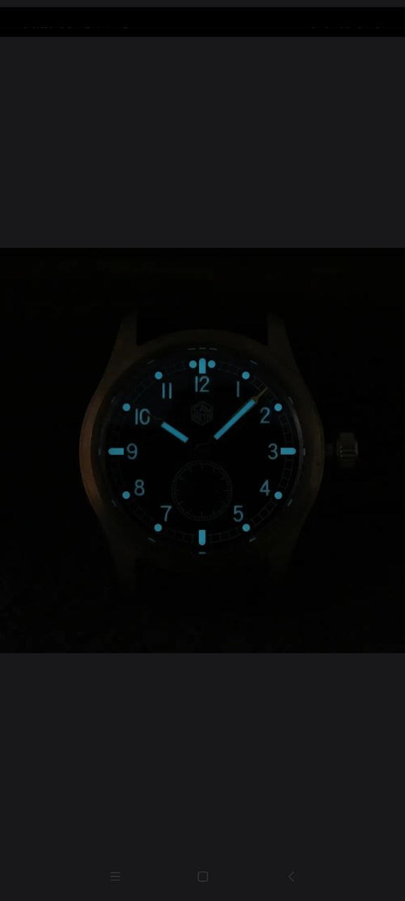 Бронзовый оригинальный часы San Martin pilot.