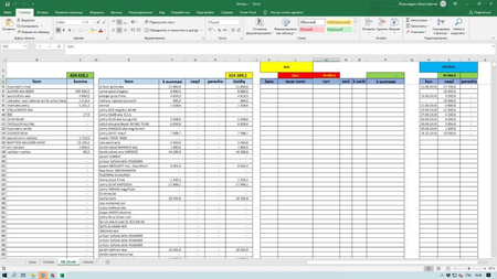 EXCEL дастурида хизмат кўрсатаман ва ЎРГАТАМАН.