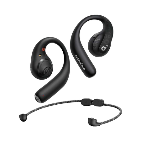 Беспроводные спортивные наушники Anker Soundcore AeroFit Pro, чёрные