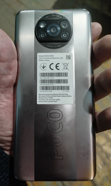 Redmi PoCCo x3 pro b/u