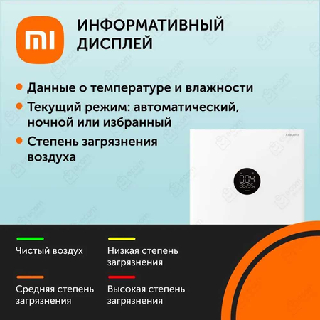 Очиститель воздуха, Xiaomi Smart Air Purifier 4 Lite/4/4pro