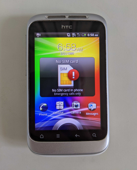 HTC Wildfire S A510E