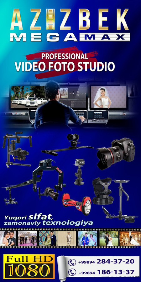Foto va Video xizmatlari 4K format