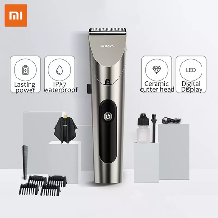 Машинка для стрижки волос Xiaomi RIWA RE-6305, триммер, профессиональн