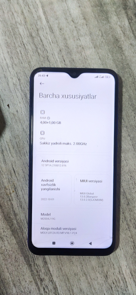 Redmi 9 sotiladi