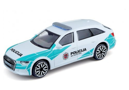 BBURAGO 1:43 модель Audi A6 Avant Полиция Литвы