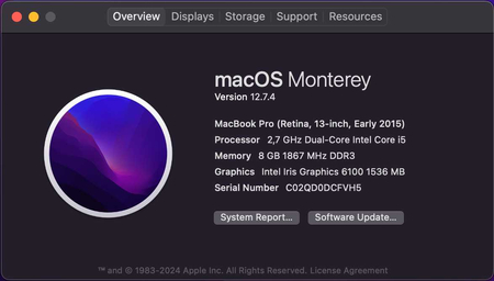 MacBook Pro (Retina, 13-inch, Early 2015)