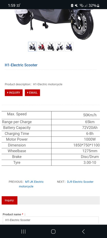Skuter elektro Ducasu