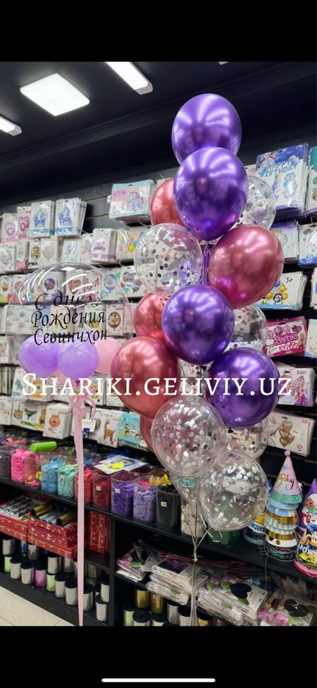uchar sharlar,гелевый шарики