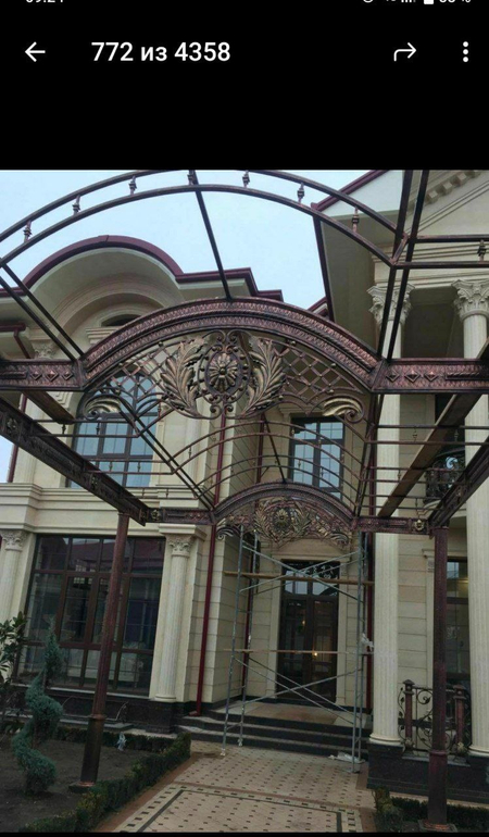 Барча турдаги темир ишлари.