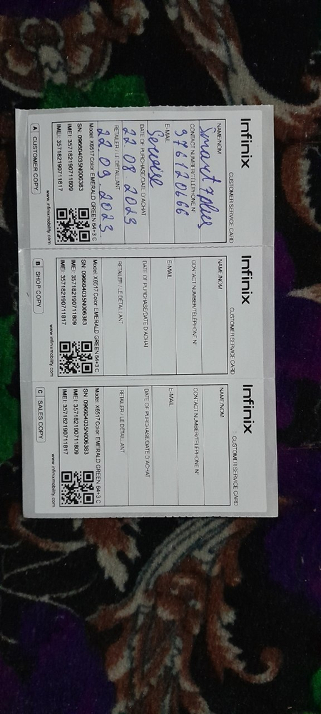 Infix smat 7plus