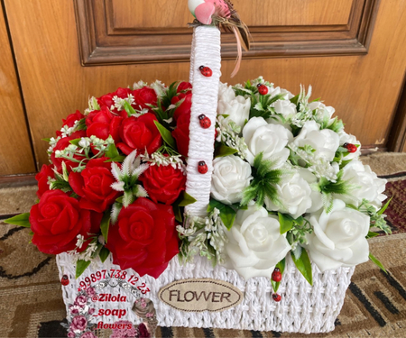 Sovunli gul kotta asartimentda