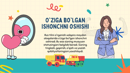 Rus tili kursi 5 oyda!