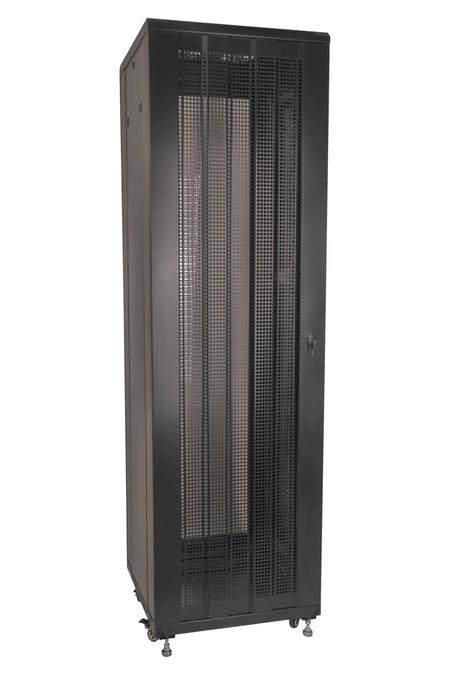Шкаф напольный 42U 600х800х2000 мм, перфорированная дверь