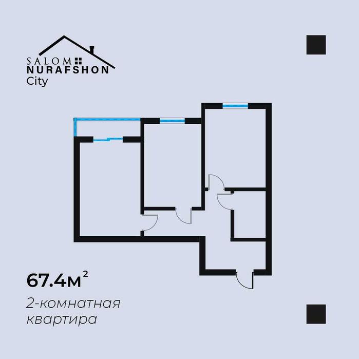 Новостройка в Нурафшане