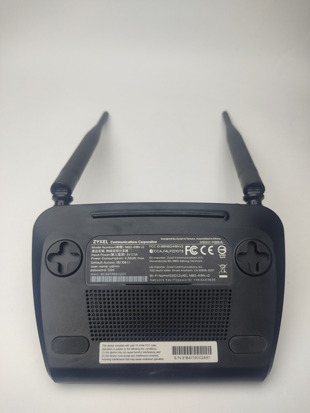 WiFi роутер Zyxel NBG-418N v2