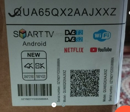 Televizor Samsung 65 talik ovalniy ekran sifati a‘lo