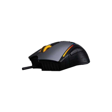 Игровая белая мышь с подсветкой RGB Durgod GM90 Nebula Black White