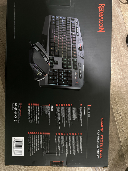 Игравая  Клавиатура и мышкой с поцветкой  Redragon