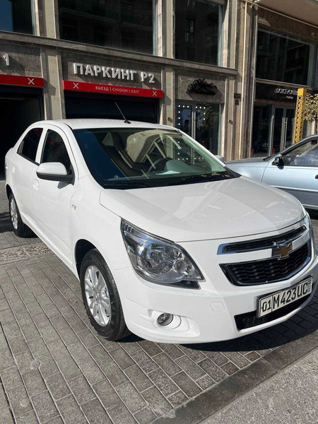 Chevrolet Cobalt Белый (Oq Rang) A / T 2024 год пробег 100 км
