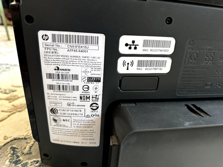 Hp Officejet pro 8620 Rangli printer