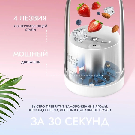 Original FRESH JUICE блендер.Мини блендер для смузи и коктейлей