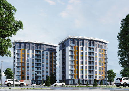 В новостройке Салом Нурафшон однокомнатная квартира от 43,3 м²