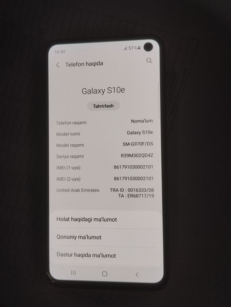 Samsung s10e 128gb