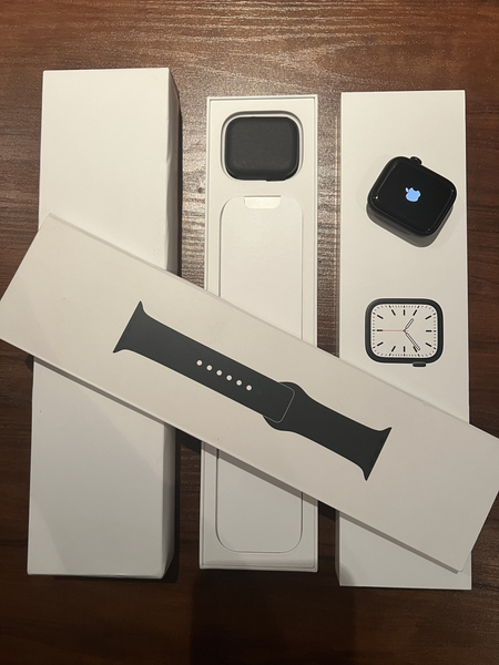 Apple watch 7 45mm. Полный комплект. Из США
