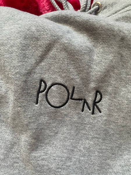 polar skate co gray hoodie