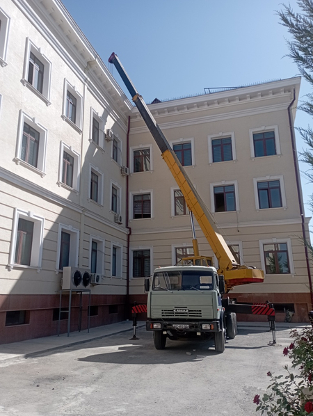 АвтоКран хизмати Самарканд Шахар камаз 25 тоннали