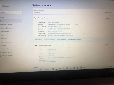 Acer extensa sotiladi 4mln