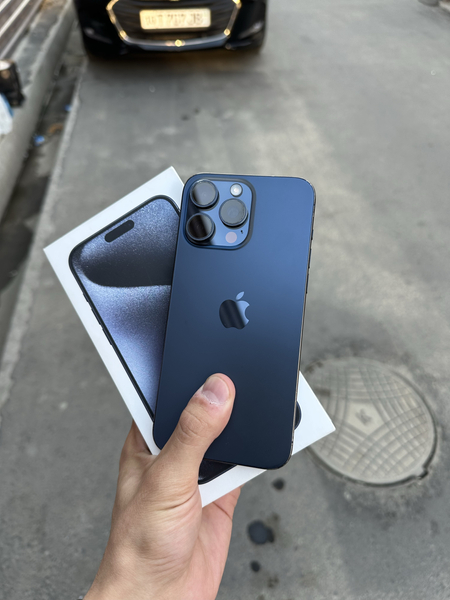 iphone 15pro max 256gb karobkali sim kartali