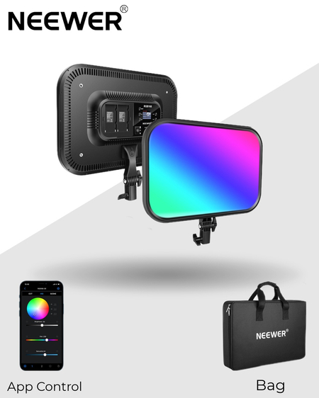 Rgb прожектор Neewer |  ргб светодиодная прожектор | RGB Video light