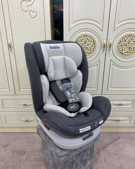 Комфортное регулируемое детское автокресло  Kidilo isofix 0 + 36 кг