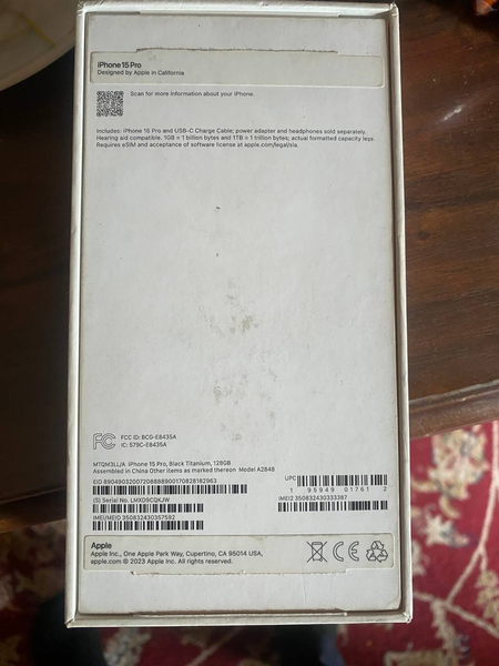 Iphone 15 pro 128 91 yomks