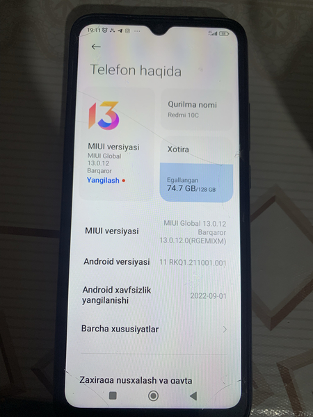 Redmi 10c 128 gb