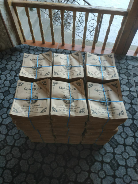 Somsa gumma uchun qogoz paket