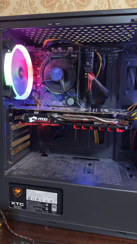 Core i3 10105F/DDR4 8gb/MSI Gaming X RX570/nvme 256gb/Cougar 500w org
