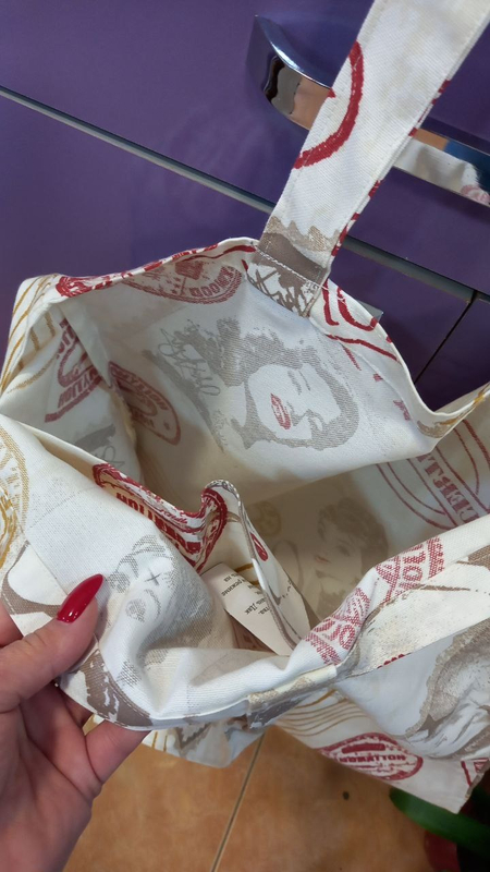 Сумка шоппер, экосумка,  многоразовая