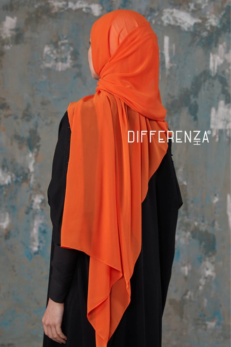 Тайёр шапкали шифон шарф ТУРКИЯ DIFFERENZA
