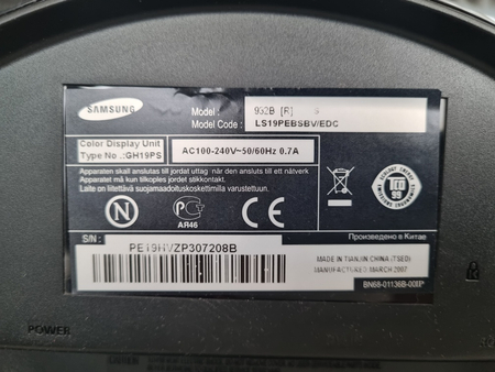 Monitor Samsung SyncMaster932B