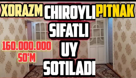 Питнак центрда остановкани ёнида 2 хонали квартира