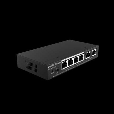 6-порт. гигабит управляемый PoE смарт-коммутатор Ruijie RG-ES206GC-P