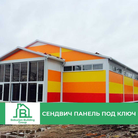 Ангар из сэндвич панелей под ключ / от компани BBG
