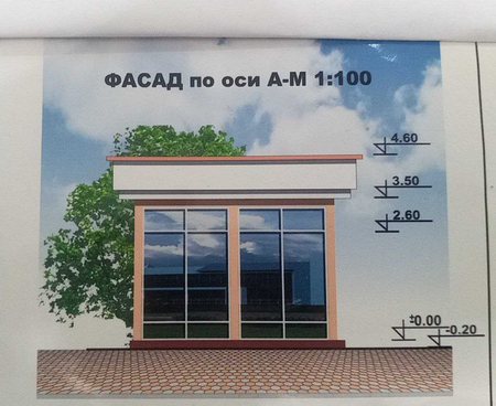 Fasad po osi A-M 1;00  Sotiladi