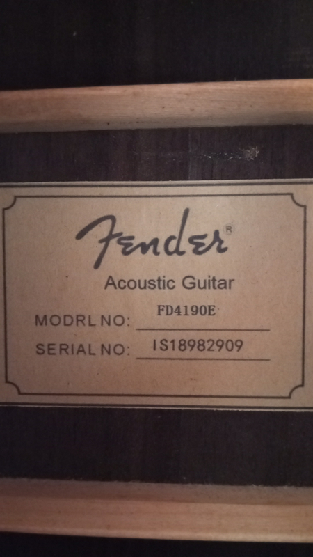 Fender Гитара Акустическая