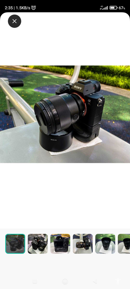 Sony a7riii obyektiv bilan
