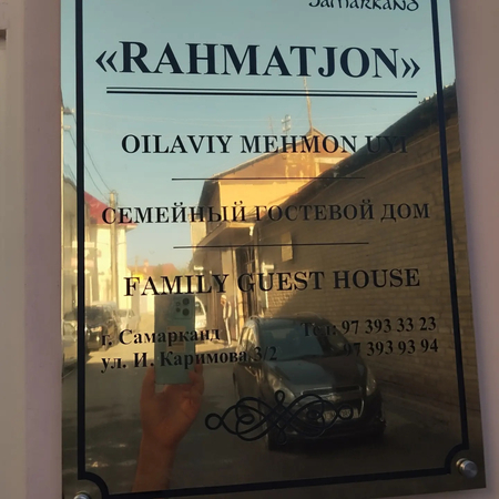 Hotel raxmatjon biznig hotel 24 soat ishlaydi